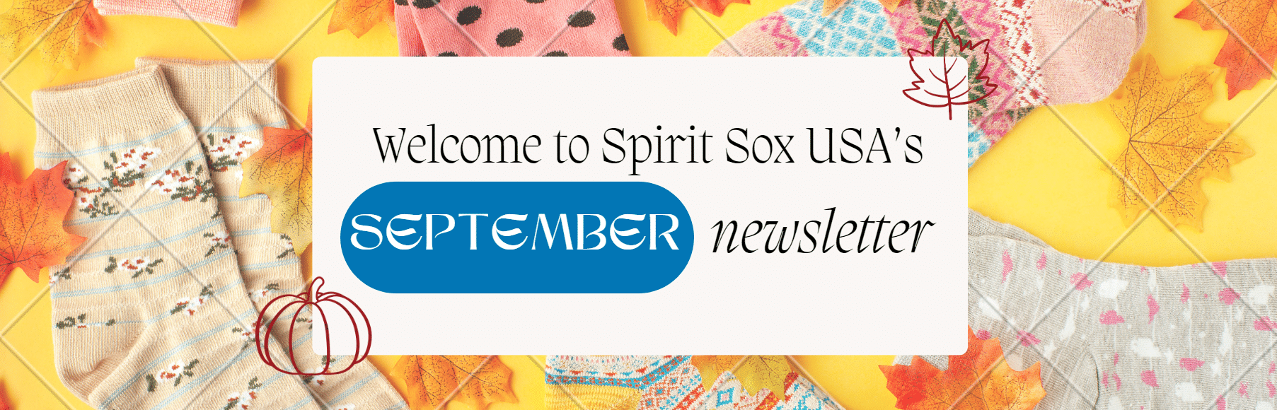 Spirit Sox USA September Newsletter - Custom Sock Designer News