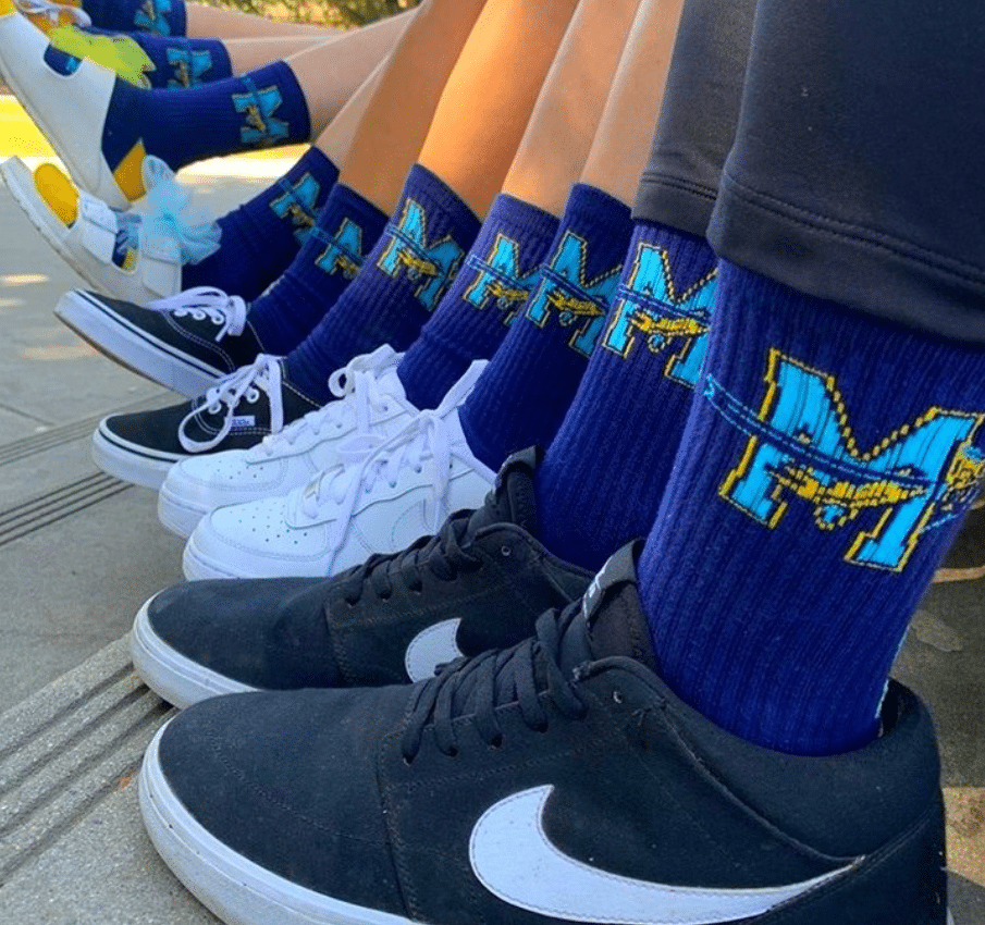 Custom Crew Socks - Personalized Athletic Socks – Custom Socks Bulk